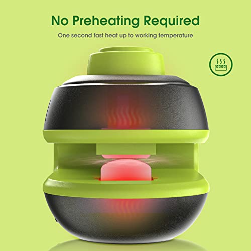 Mini Bag Sealer, 2 in 1 Heat Sealer For Snacks, Rechargeable Handheld Plastic Bag Resealer, Vacuum Bag Sealing Machine Portable, Keep Food Chips Cookies Fresh Black/Green
