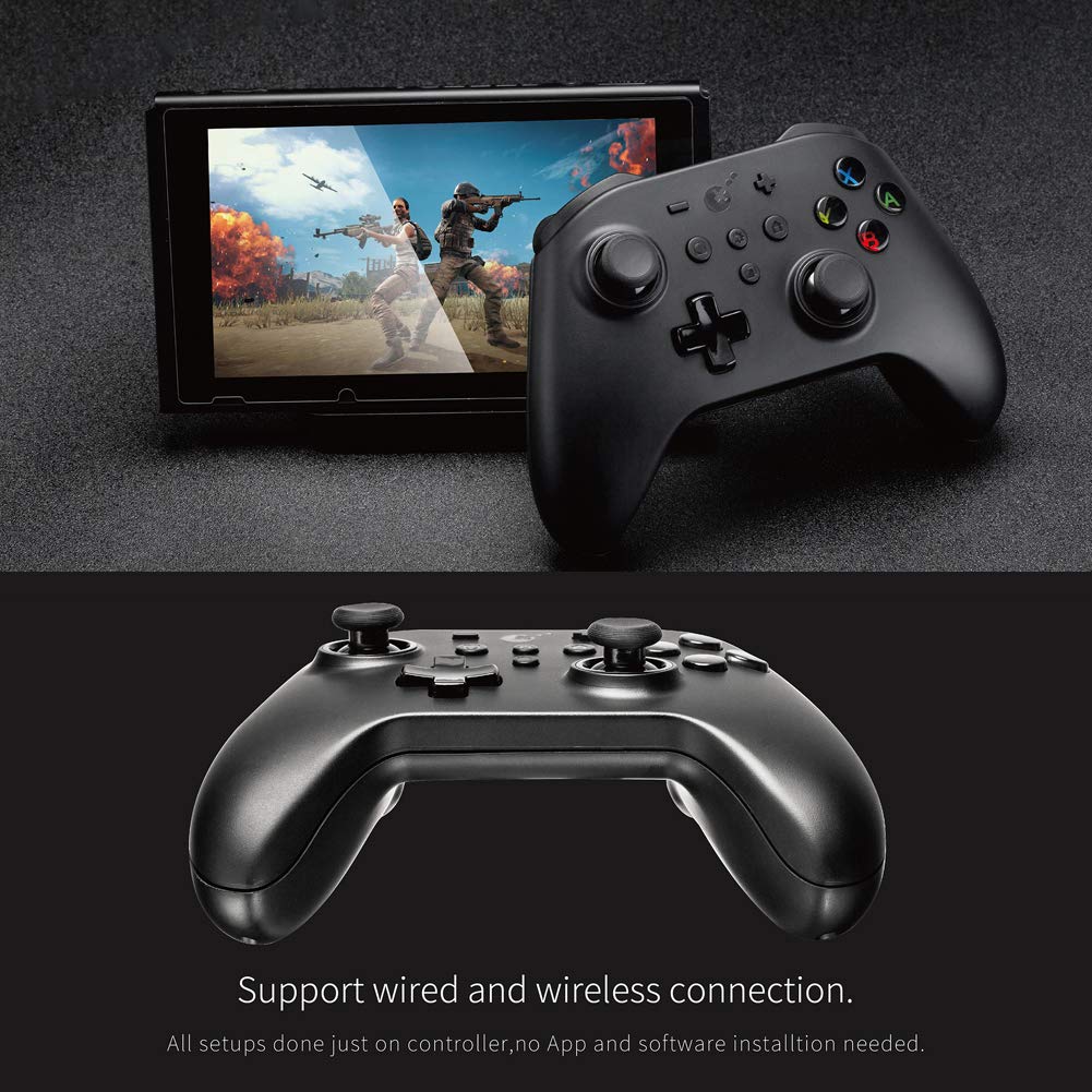 GuliKit Kingkong Controller for Nintendo Switch, Windows PC and Android, Powerful Wireless Joystick Support Smart Auto Pilot Gaming