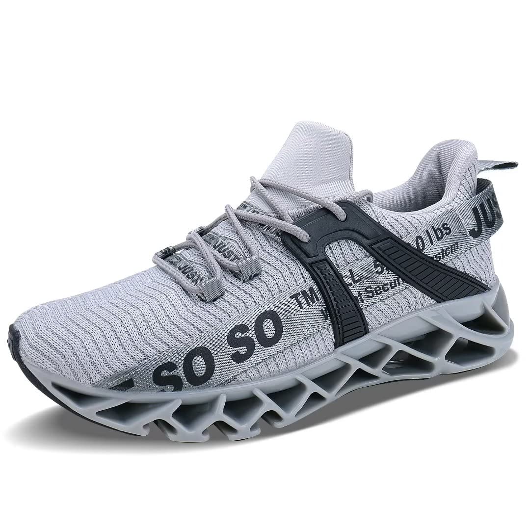 UMYOGO Mens Road Running Shoes Mesh Breathable Sneakers Lightweight Fashion Sports Gym Athletic Shoes