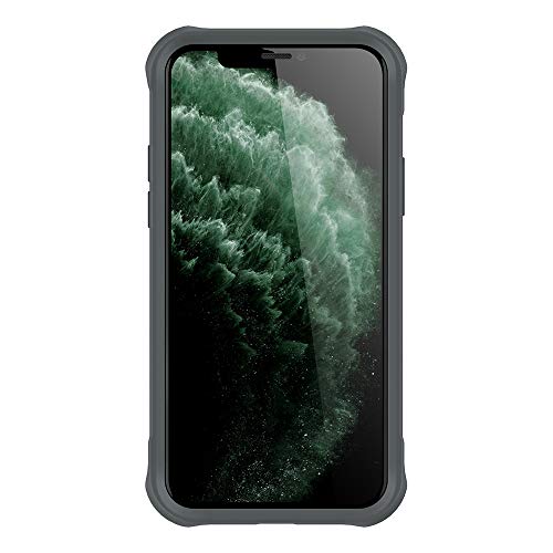 BALLISTIC Tough Jacket Series Case for iPhone 11 Pro Max 6.5ββ with 2 Sets B-Labs Corners, Heavy Duty Military Grade Rugged Shockproof Case-Gray