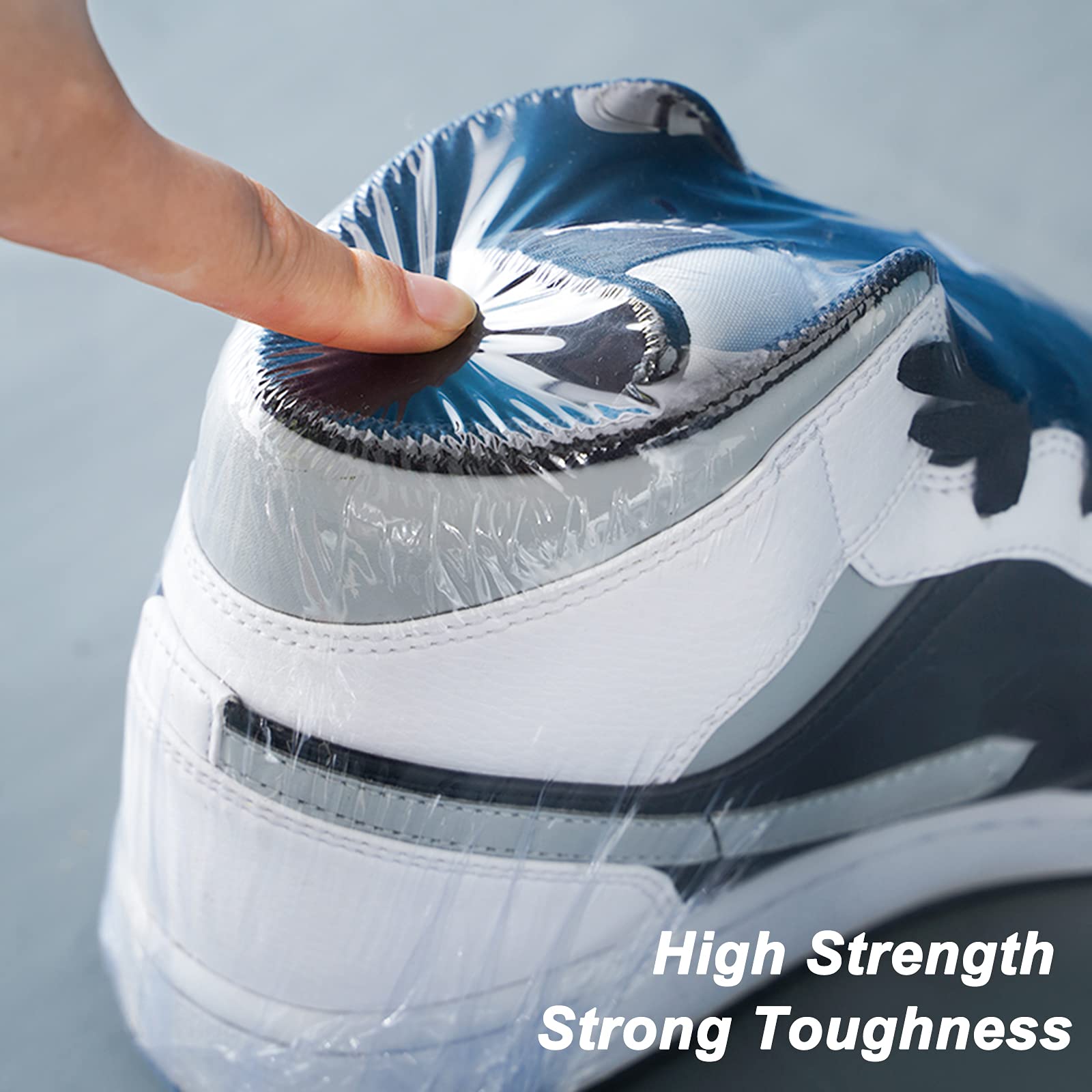 Shoe Shrink Wrap Bags,50 Pcs Sneaker Shrink Wrap Bags Large Shoes Protector for Men Women Effectively Avoid Yellowing 10x17.7 inches