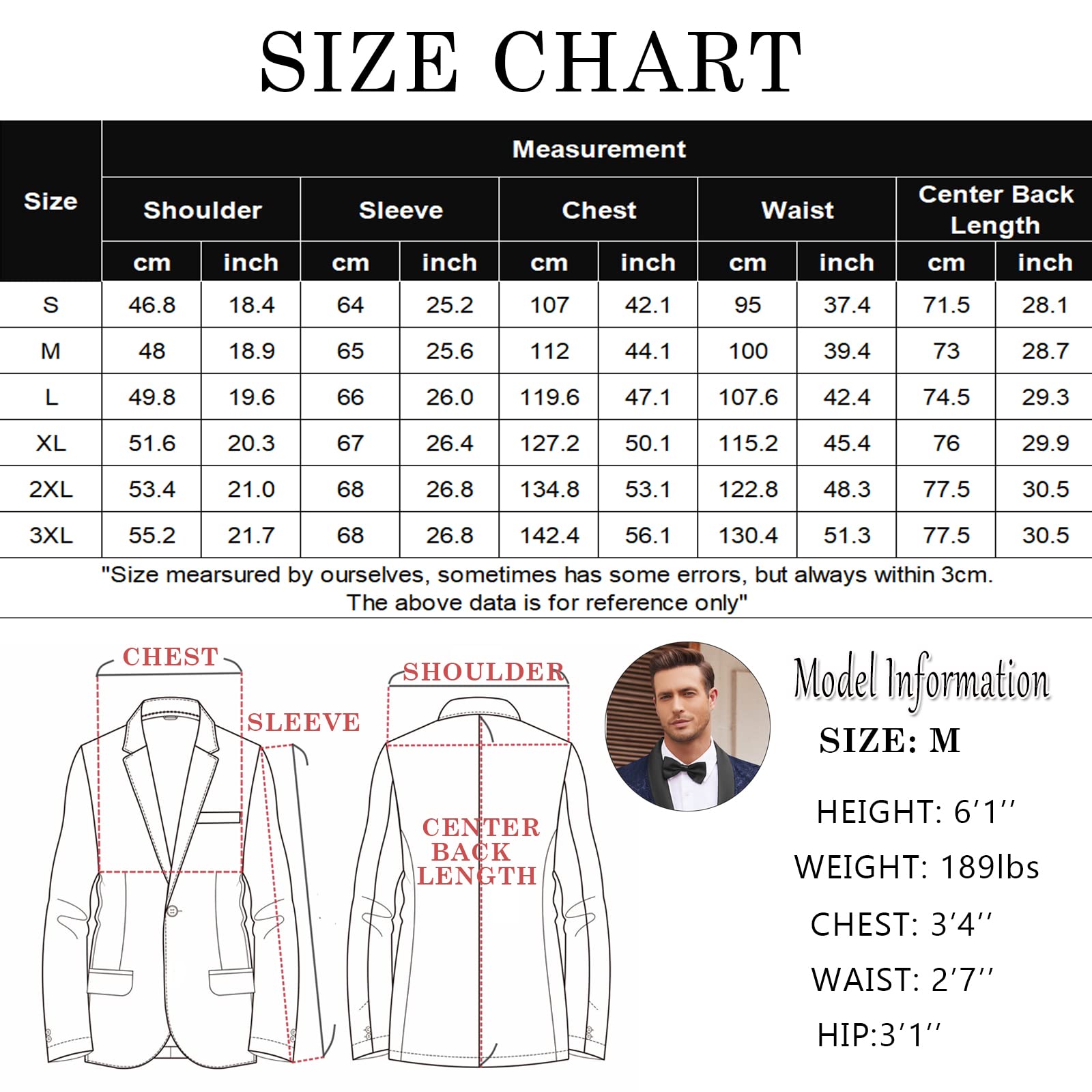 COOFANDY Mens Christmas Tuxedo Jackets Slim Fit Suit Blazer Jacket for Dinner Party Prom Wedding