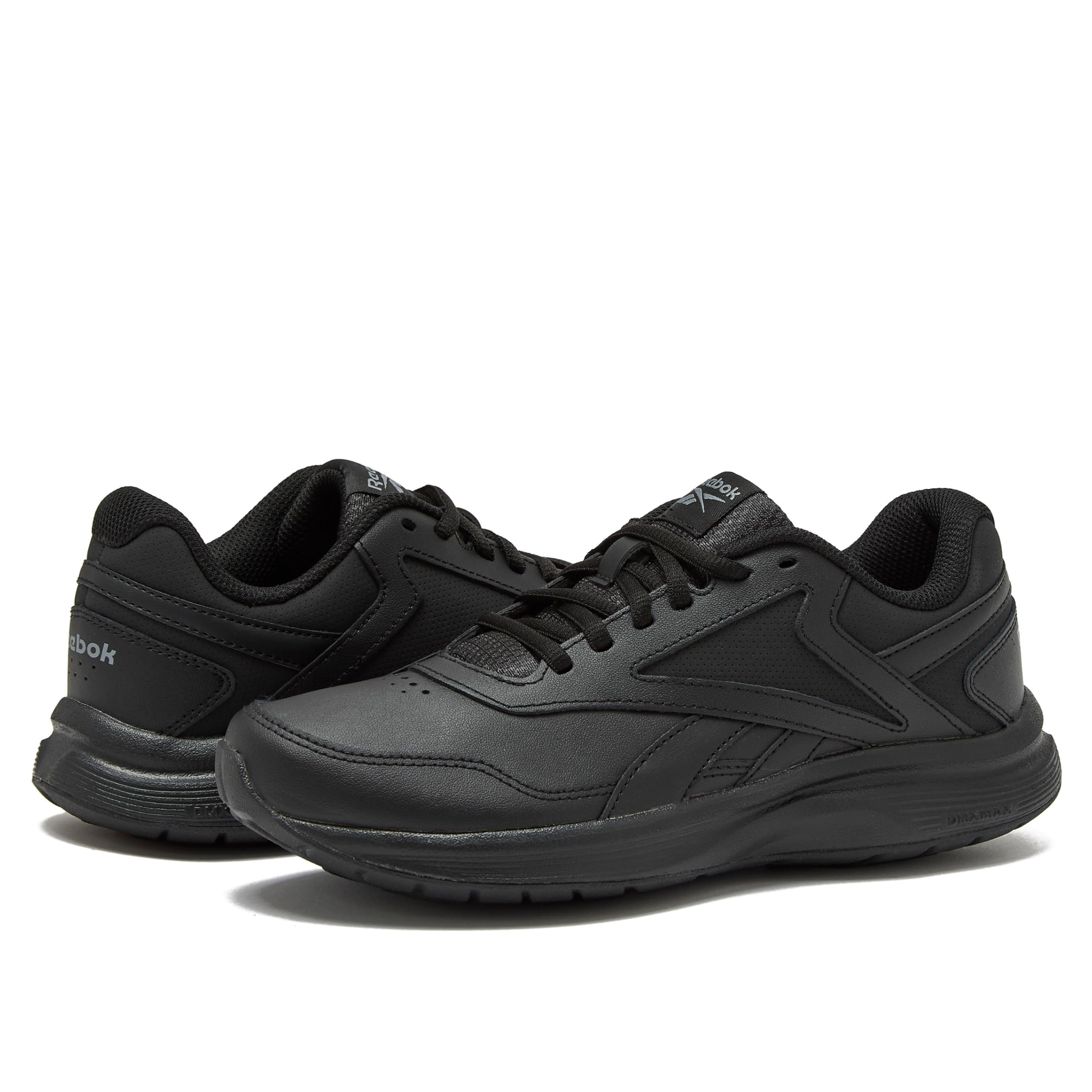 Reebok Women's Ultra 7 DMX Max Walking Shoes, Athletic White Sneakers, Black/Cold Grey/Collegiate Royal, 10