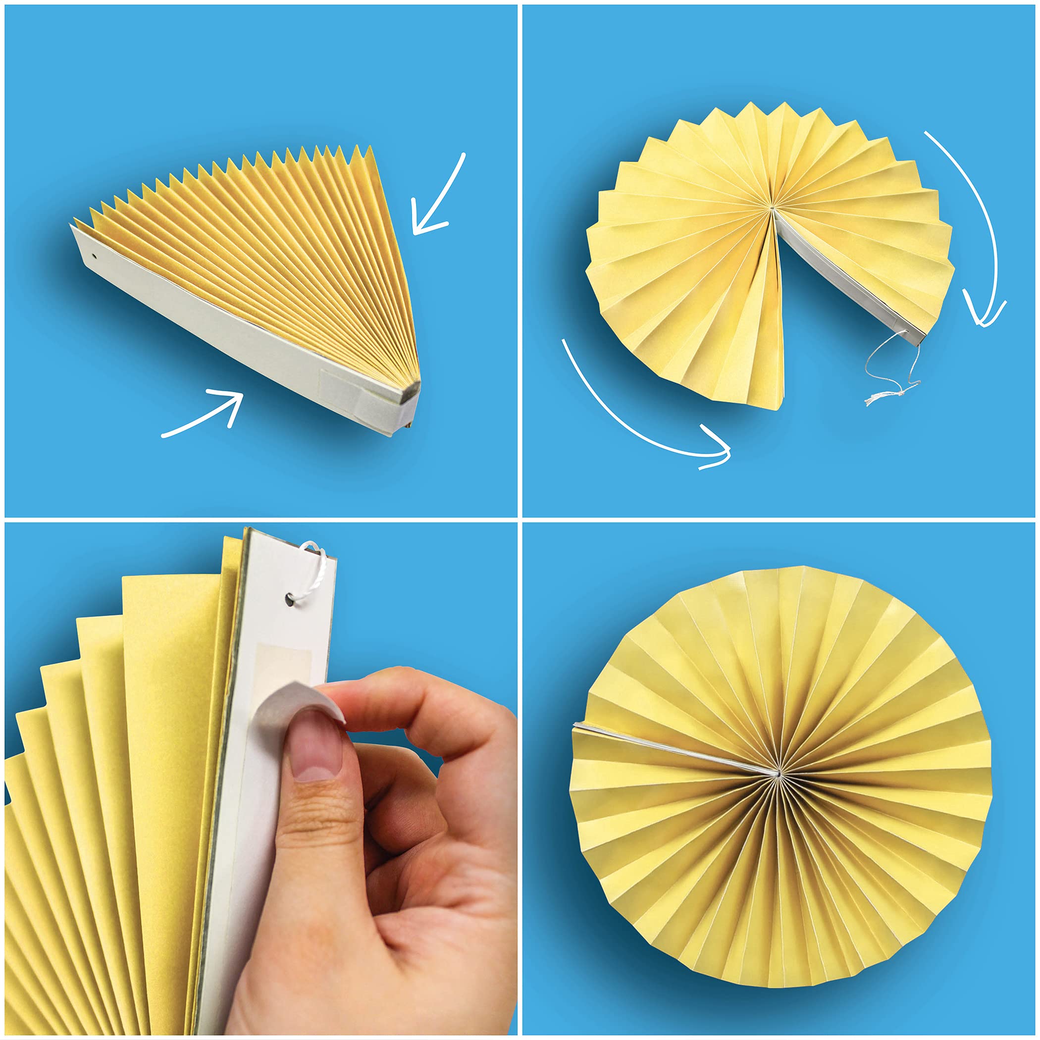 Travel The Map Hanging Paper Fans (TCR77034)