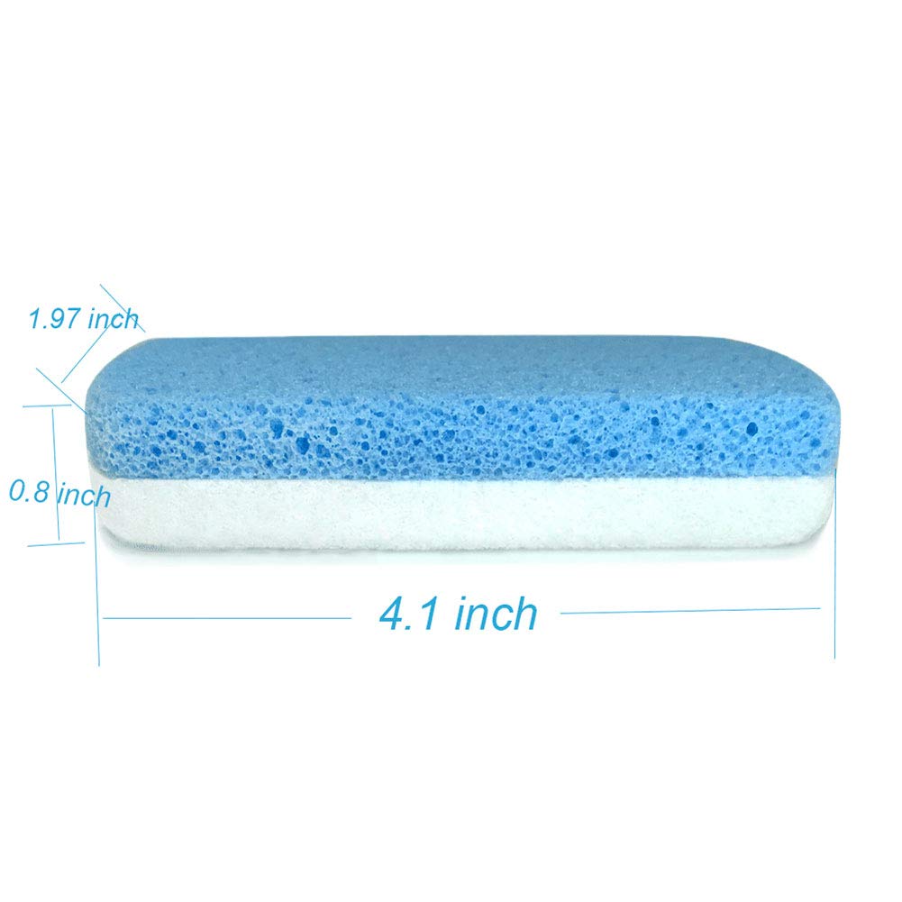 Maryton Glass Pumice Stone for Feet, Callus Remover and Foot Scrubber & Pedicure Exfoliator Tool Pack of 2