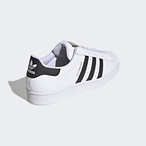 adidas Originals Men's Superstar Sneaker, White/Black/White, 9