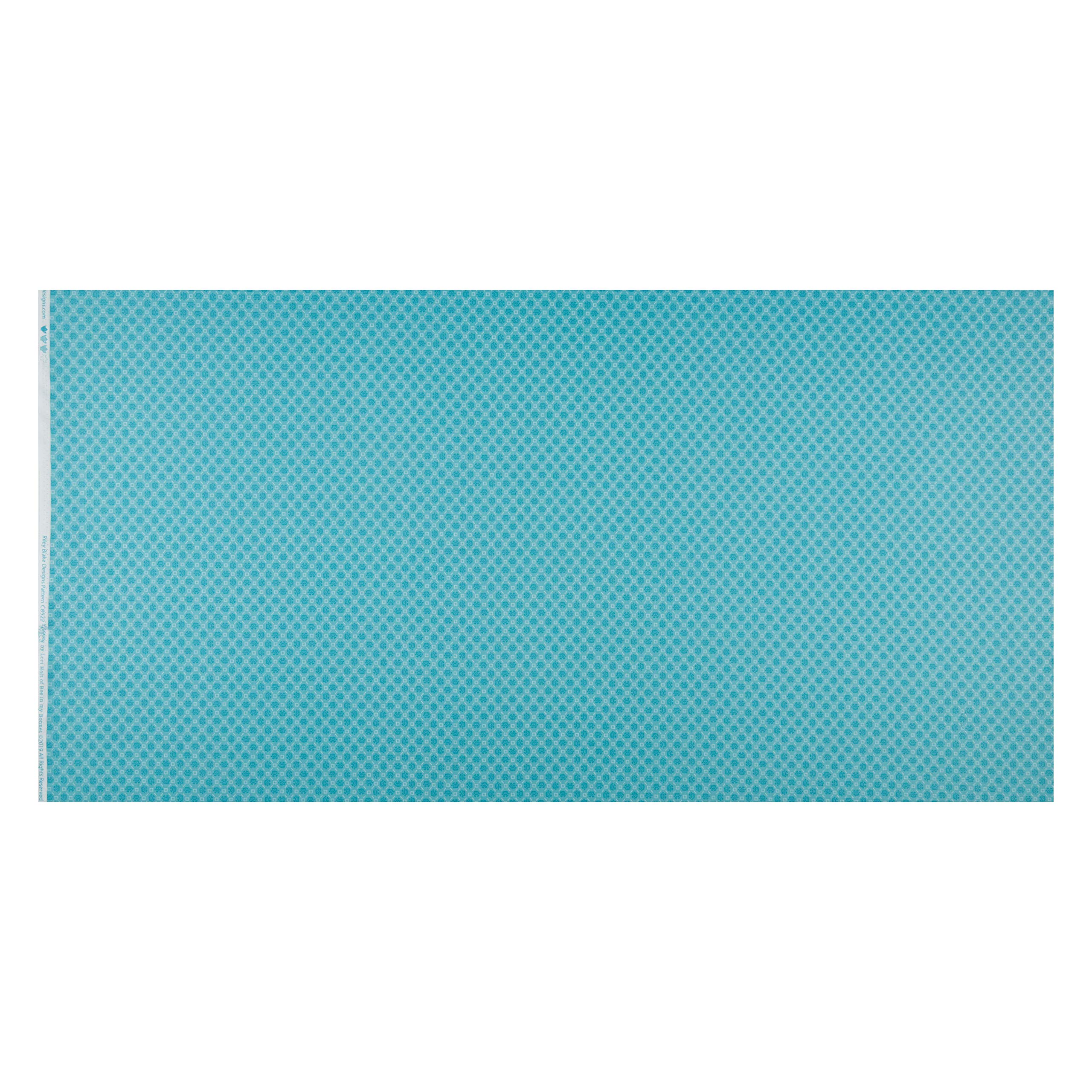 Riley Blake Granny Chic Needlepoint Blue, Fabric by the Yard
