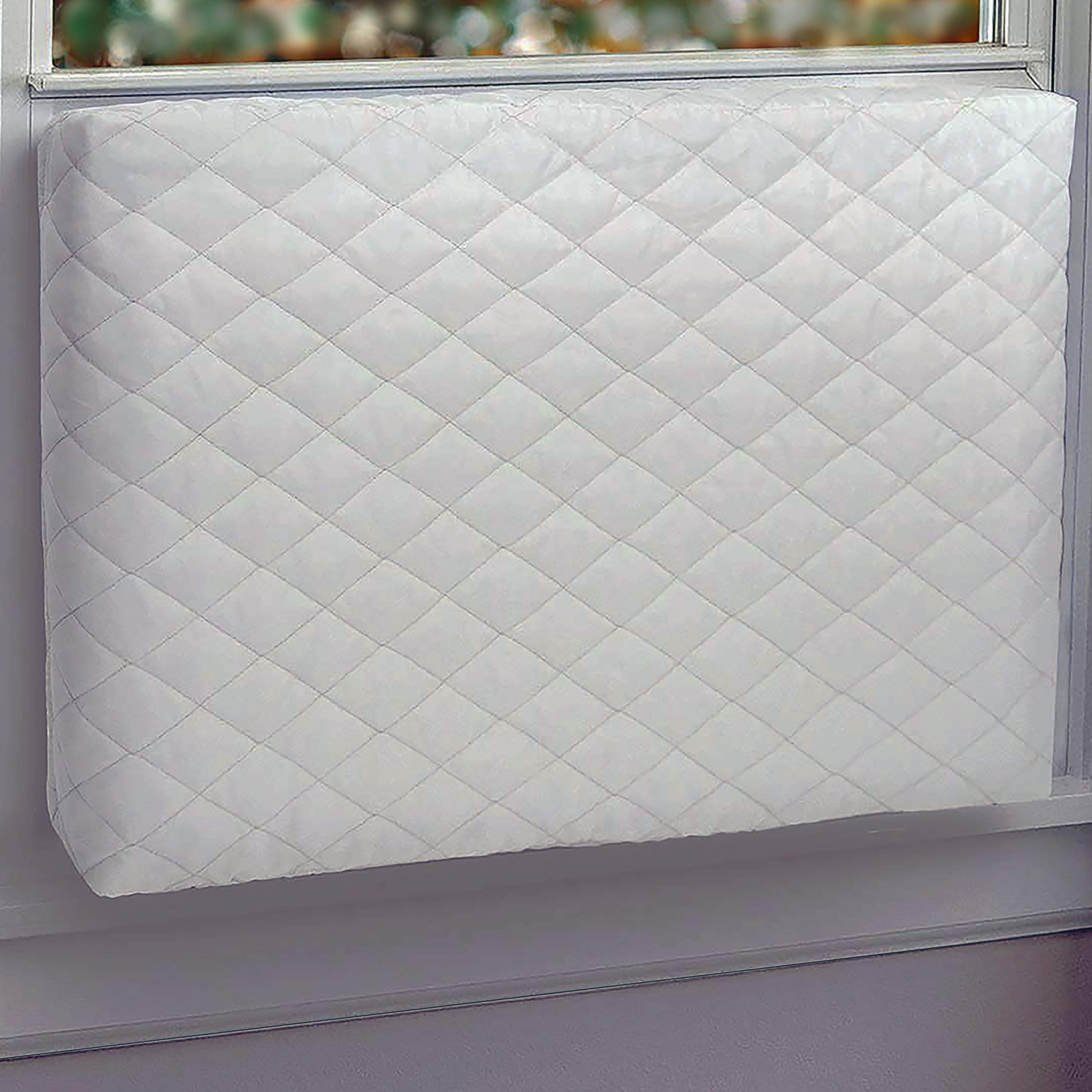 ALPINE HARDWARE American Owned Indoor Window AC Covers Double Insulation Air Conditioner Cover (White, 28" x 20" x 3.5")
