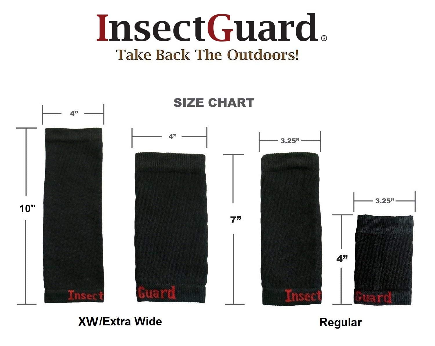 InsectGuard Tick Gaiters - Permethrin Treated, Ticks, Mosquitoes, Flies & More Insect Repellent, Unisex Adult, (Black/Khaki) Complete Package 1