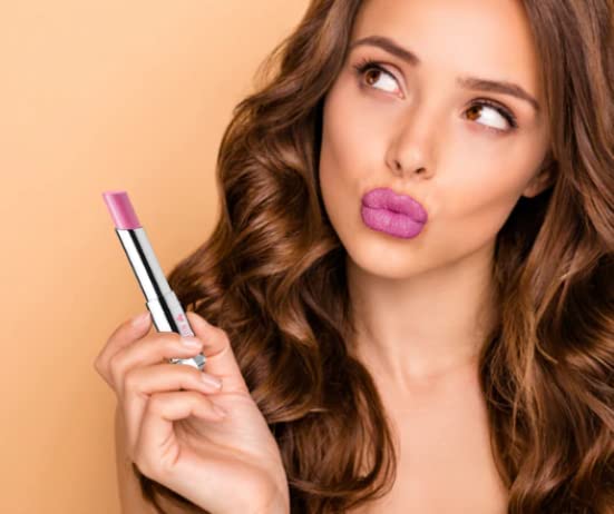 Diamond Shine Metallic Sparkle Lip Color with Vitamin E by Nuest Cosmetics, Easy Application, High Pigment Full Coverage in 8 Glittery Shades, Cruelty Free, Vegan (Glazed Pink)