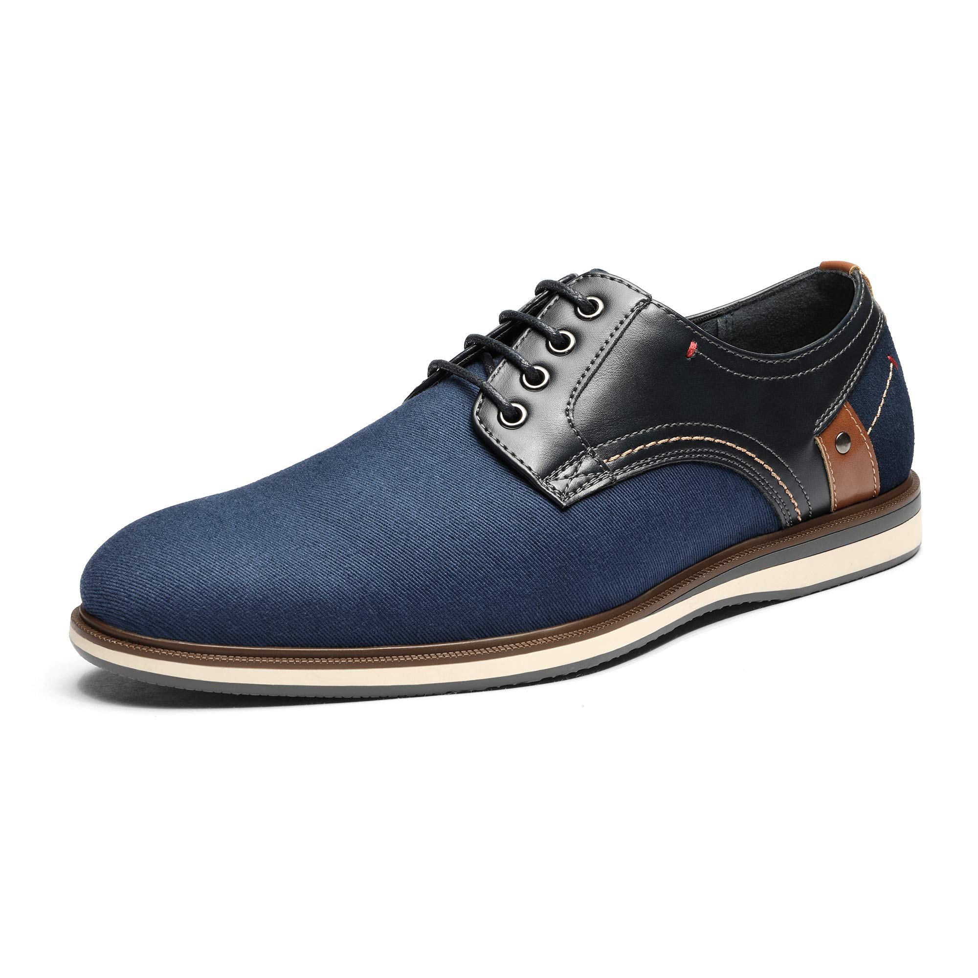 Bruno Marc Men's LG19012M Dress Shoes Casual Business Oxford Sneaker Shoes, Navy, Size 11