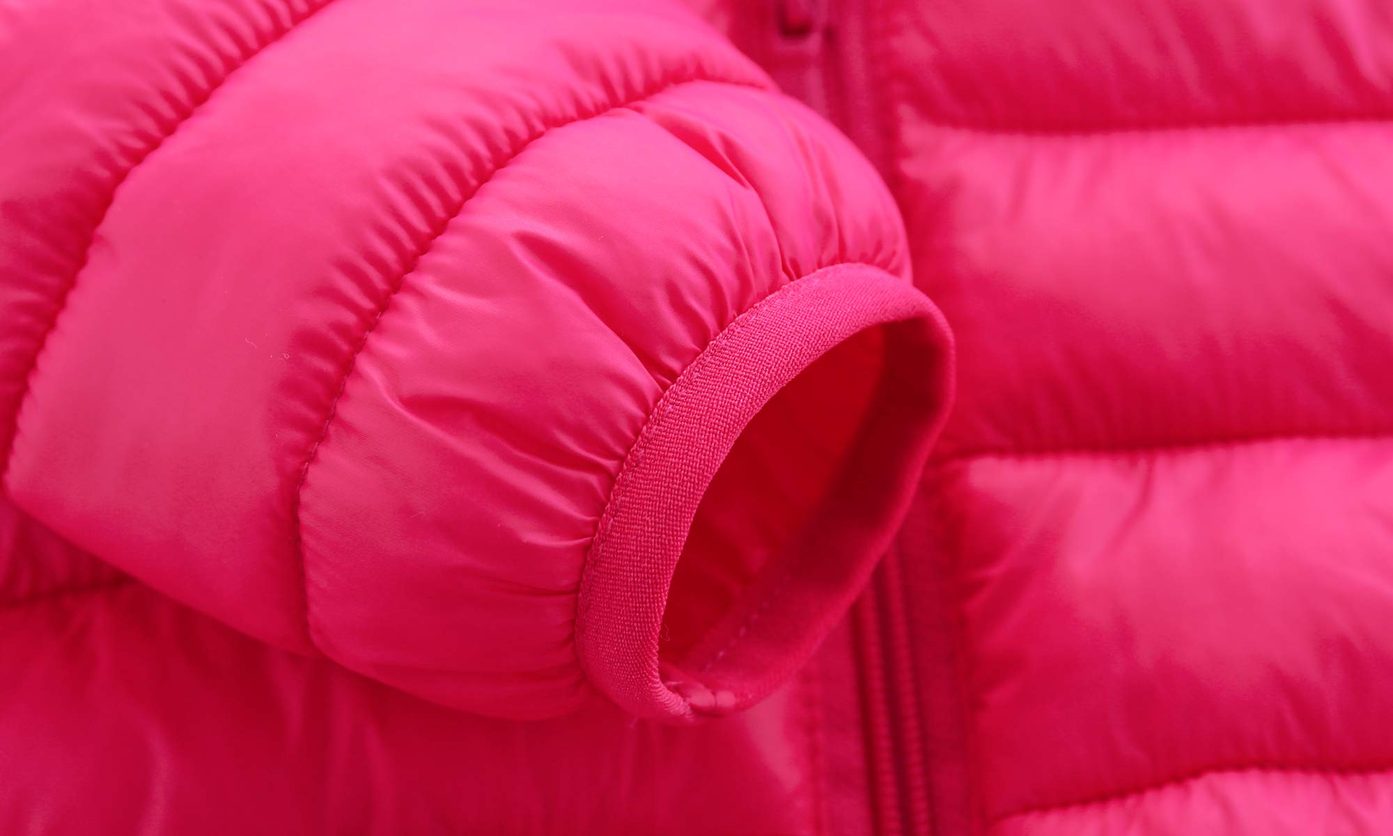 CECORC Winter Coats for Kids with Hoods Light Puffer Jacket for Girls | Baby, Infants, Toddlers, 2T,Rose