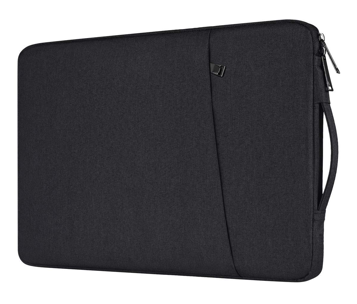 14 inch Laptop Sleeve Case for HP Pavilion 14, HP Envy 14, Lenovo, Dell, ASUS, Acer Chromebook 14 & Dell Inspiron 14 - Water-Resistant Bag with Handle - Black