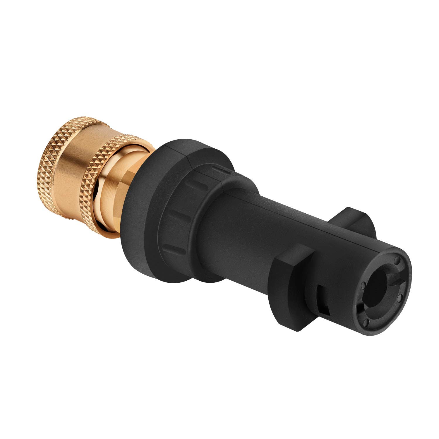 FUNTECK Trigger Gun Quick Connect Adapter for Karcher’s K3- K7 Handgun from 2010, Converts Bayonet Connection to 1/4 in. Quick Connect Female Fitting, 3000 PSI