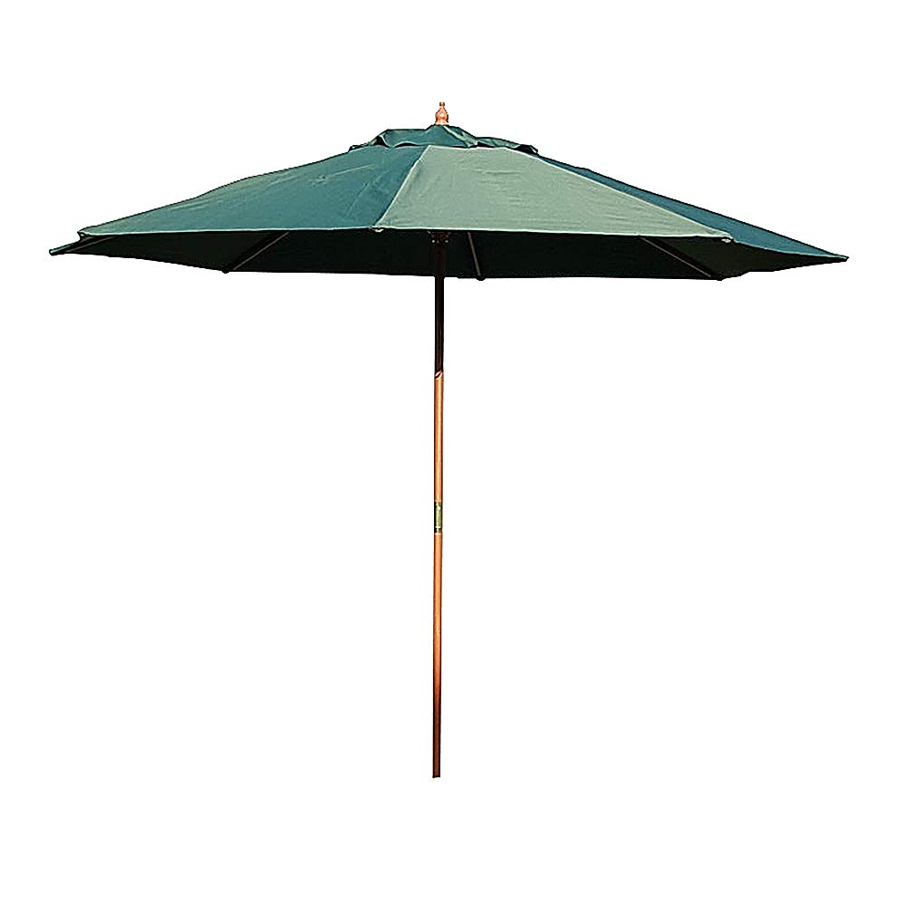 PARASOL HFDIG Outdoor Umbrella, Large Sun Umbrella, Garden Umbrella, Polyester Cloth Umbrella Cloth | Wooden/Rust-Proof Iron Umbrella Pole | Radius 62CM | Without Base
