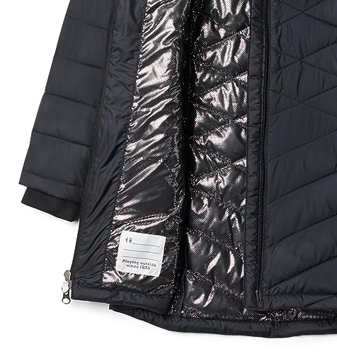 Columbia Youth Girls Heavenly Long Jacket, Black, Medium