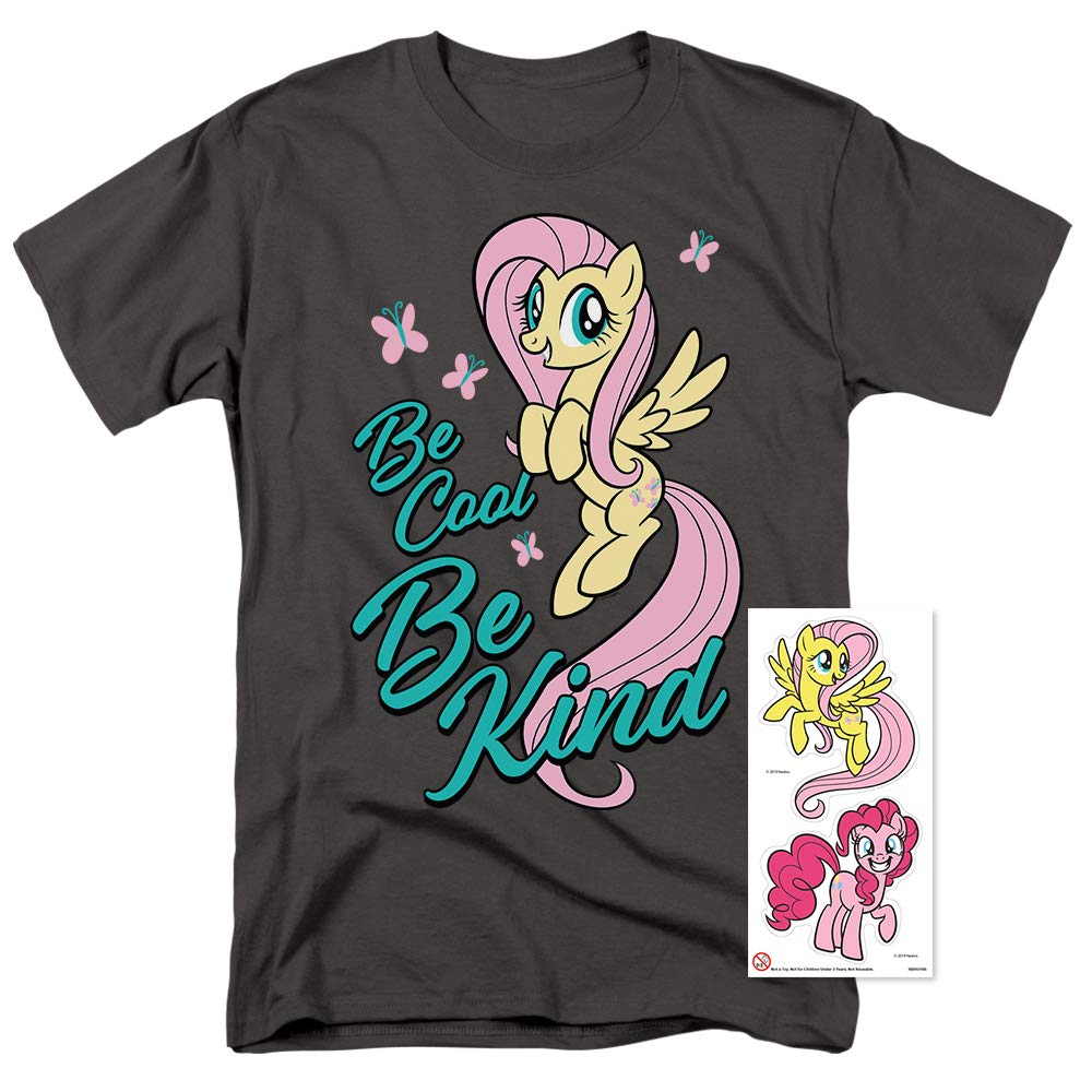 Popfunk My Little Pony: Friendship is Magic Fluttershy Be Kind T-Shirt (Medium)