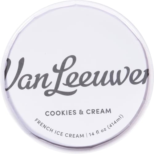 Van Leeuwen Premium Cookies & Cream French Ice Cream, 14 oz (Frozen)