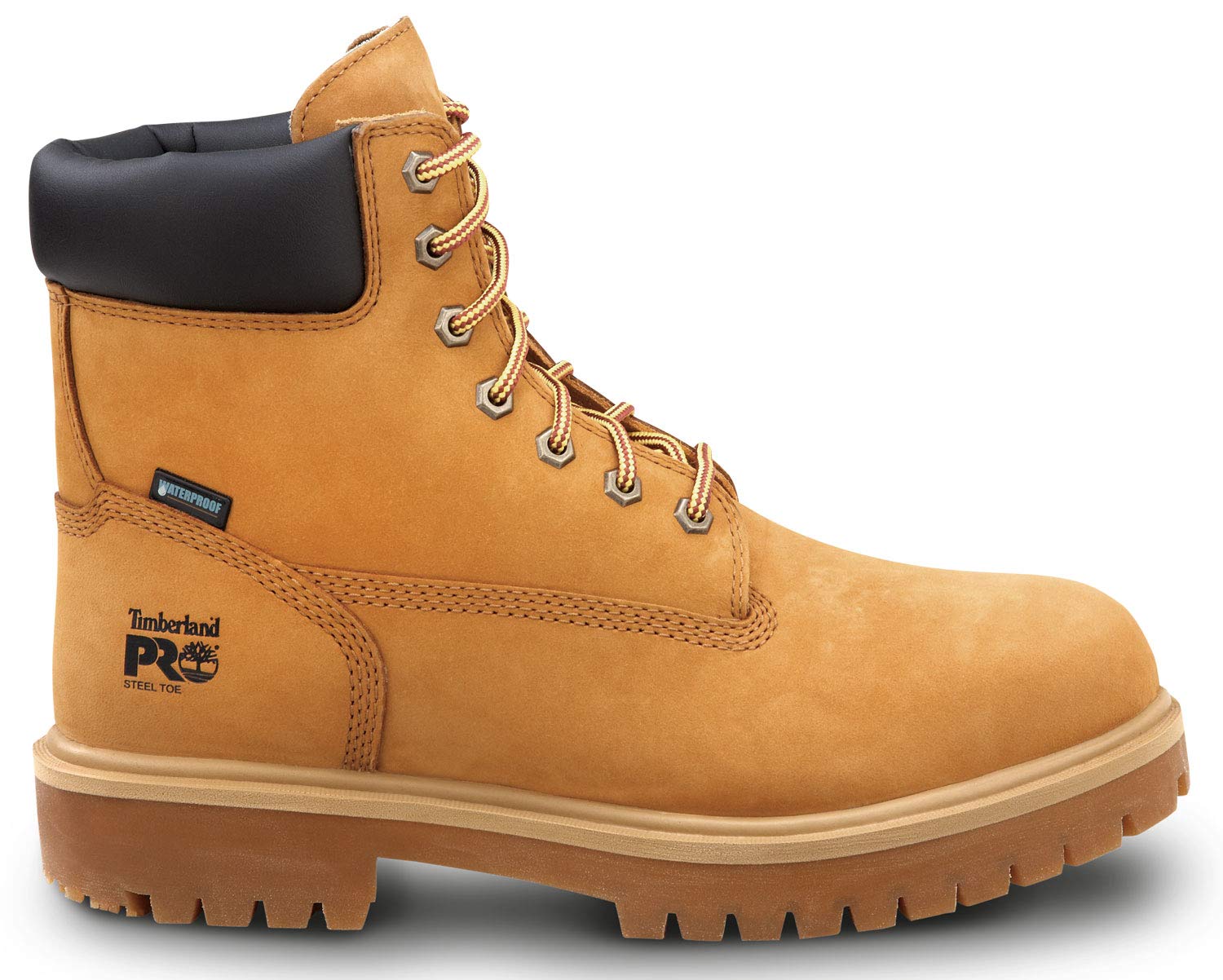 Timberland PRO 6IN Direct Attach Men's, Wheat, Steel Toe, EH, MaxTRAX Slip Resistant, WP Boot (8.0 M)