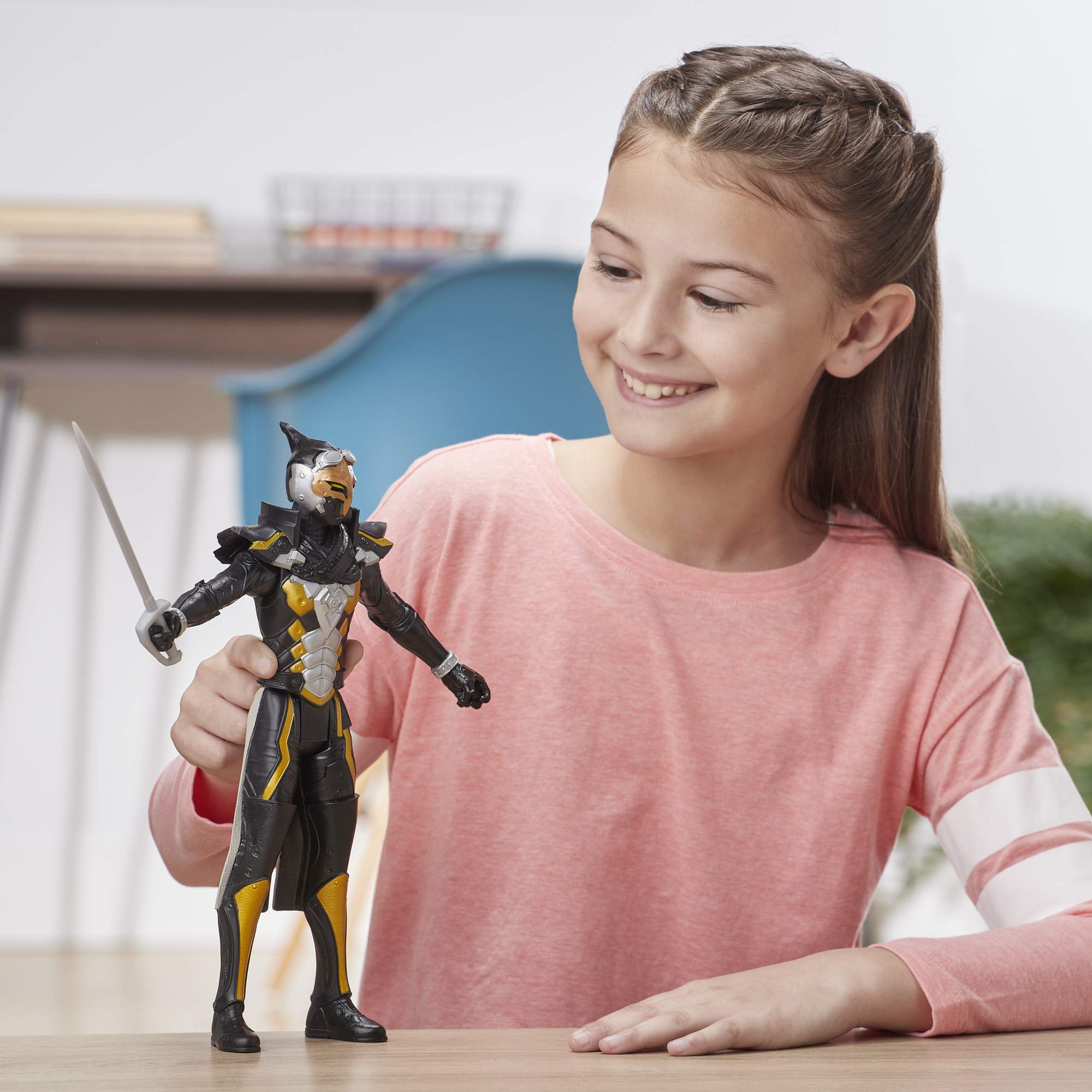 Power Rangers Beast Morphers 12" Cybervillain Robo-Blaze Action Figure Toy Inspired by The TV Show