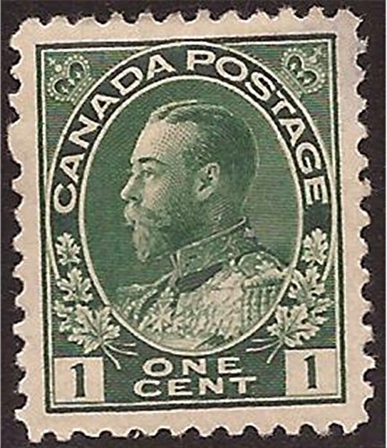 Canada - 1911 1c King George V Green - - Scott #104