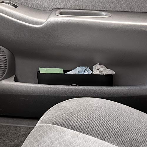 FH Group Silicone Waterproof Durable Portable Small Waste Trash Garbage Bin Can for Cars, SUVs, and Trucks Black