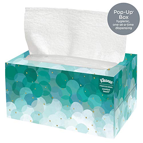Kleenex Hand Towels (11268), Ultra Soft and Absorbent, Pop-Up Box, 18 Boxes / Case, 70 Paper Hand Towels / Box, 1,260 Sheets / Case