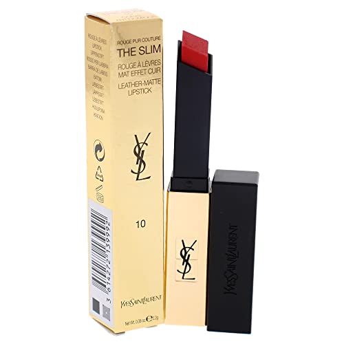Yves Saint Laurent Rouge Pur Couture The Slim Matte Lipstick - 10 Corail Antino Women 0.08 oz