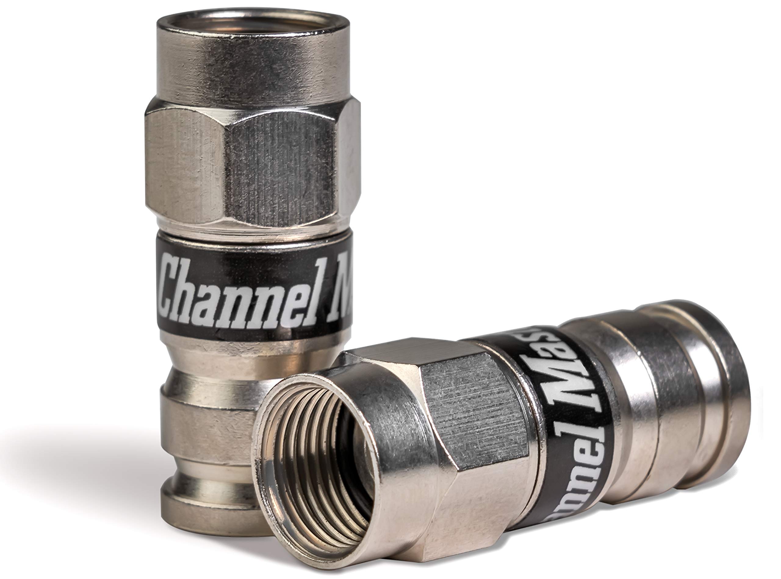 Channel Master Coaxial Connector Installation Kit - Weatherproof Connectors & Installation Tools for Standard, Dual, Tri & Quad Shield Cables, Ideal for Digital HDTV Antenna Installation