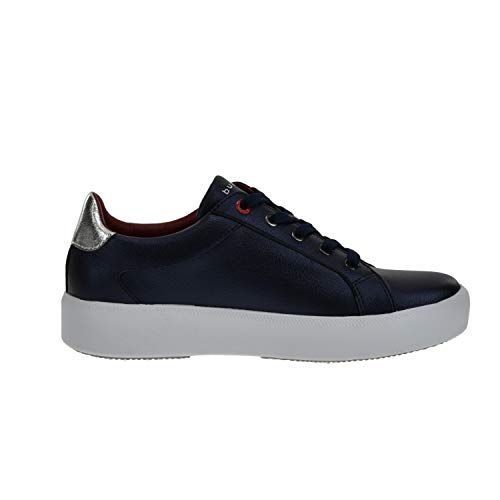 bugatti Women's Low-Top Sneakers, Blue Dark Blue Red 4130, 8.5