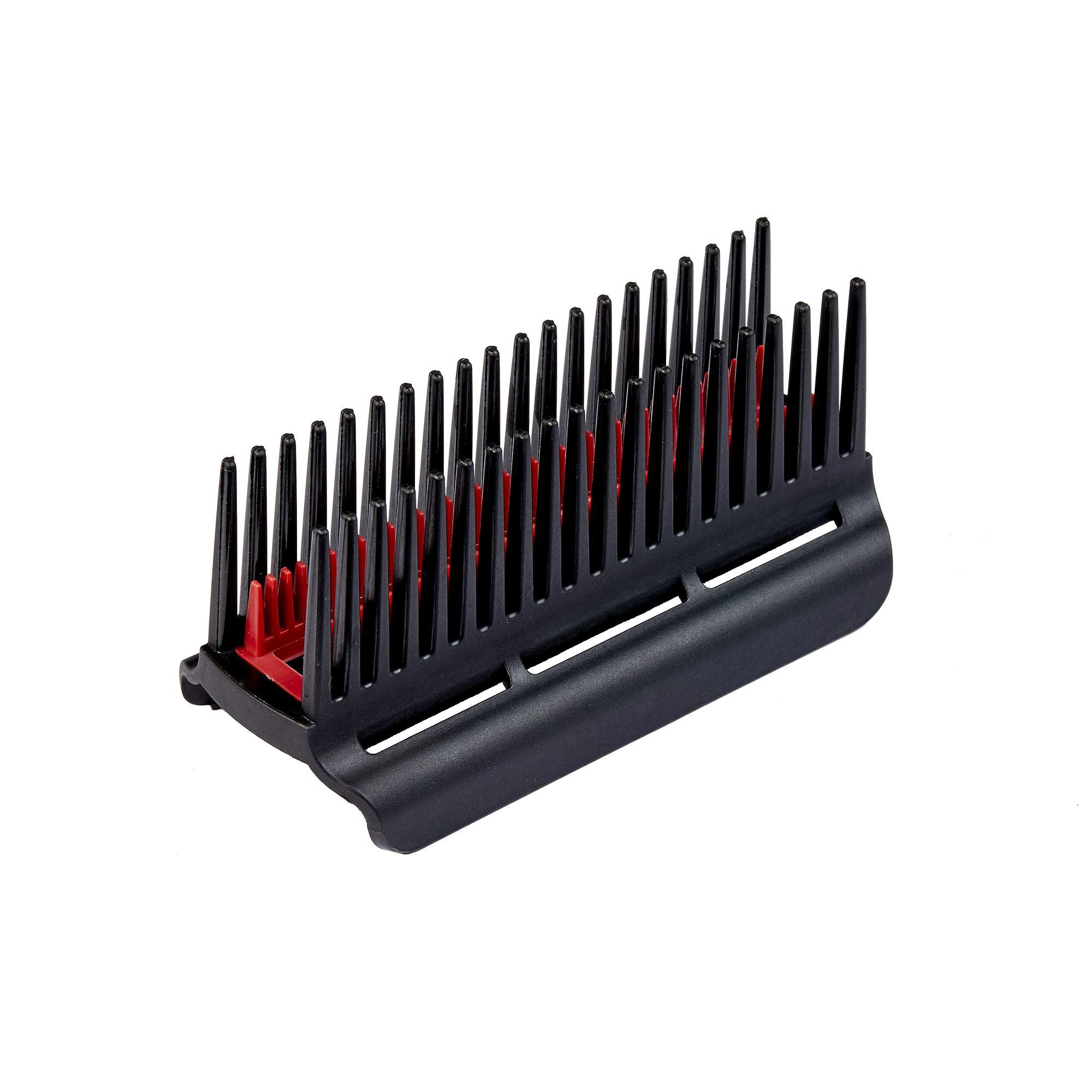 RED by KISS 1875 Ceramic Ionic Hair Styler with Detangler Pik, Professional Quick Blow Dry Comb, 4 Heat/Speed Settings, Cool Shot Button, Ideal for Curling & Straightening