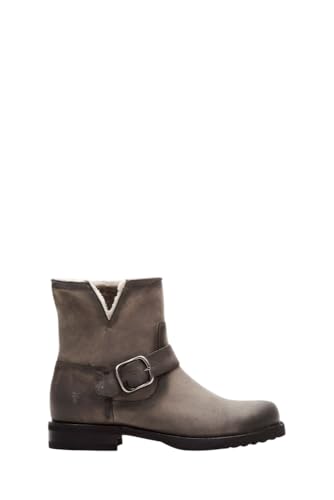 Frye Women's Veronica Shearling Bootie, Grey - 10 M