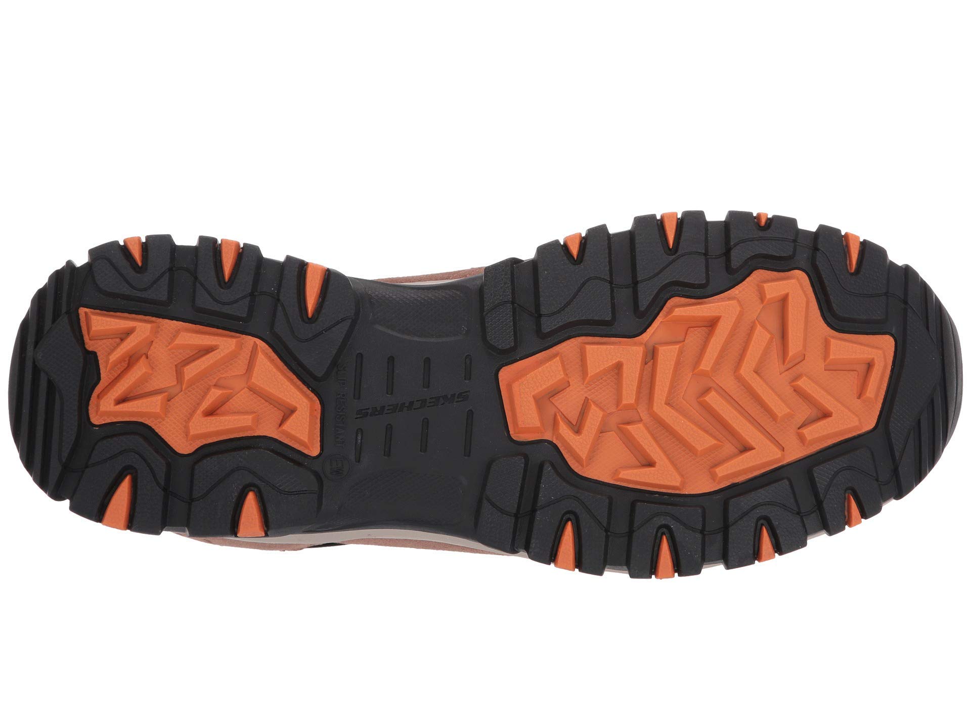Skechers Men's Greetah Construction Shoe, Brown/Black, 10.5 M US
