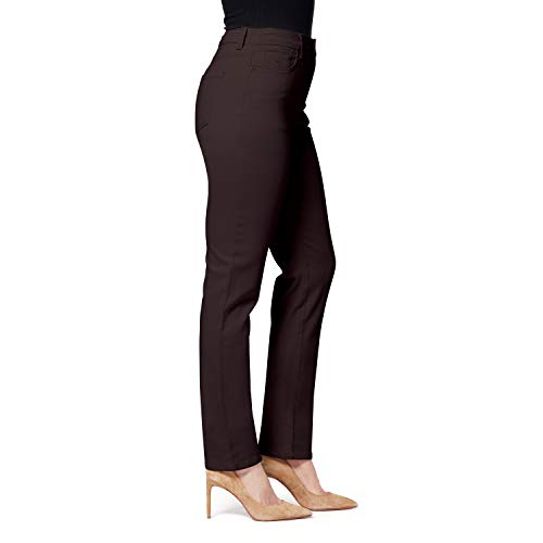 Gloria Vanderbilt womens Amanda Classic High Rise Tapered Jean, Coffee Roast, 16 Regular