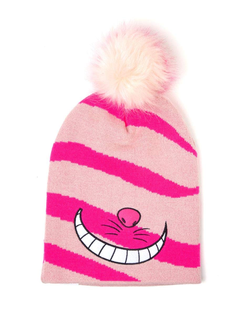 Official Disney Alice in Wonderland Beanie with Pom-Pom Pink