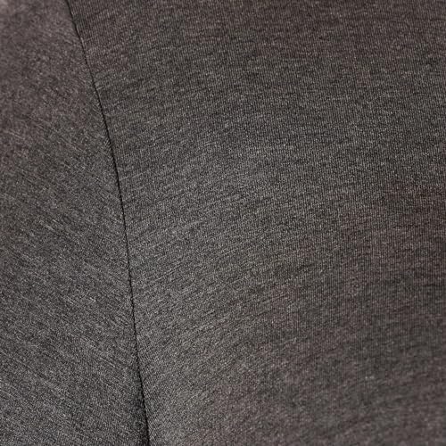 Amazon Essentials Women's Short-Sleeve Scoop Neck Swing Dress (Available in Plus Size), Charcoal Heather, XX-Large