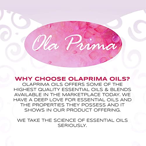 Ola Prima Lemon Eucalyptus Essential Oil – Therapeutic Grade for Aromatherapy, Diffuser, Relaxation, Cosmetic Making, Dropper – 4 fl oz – Eucalyptus Lemon Scent Aromatherapy Oil