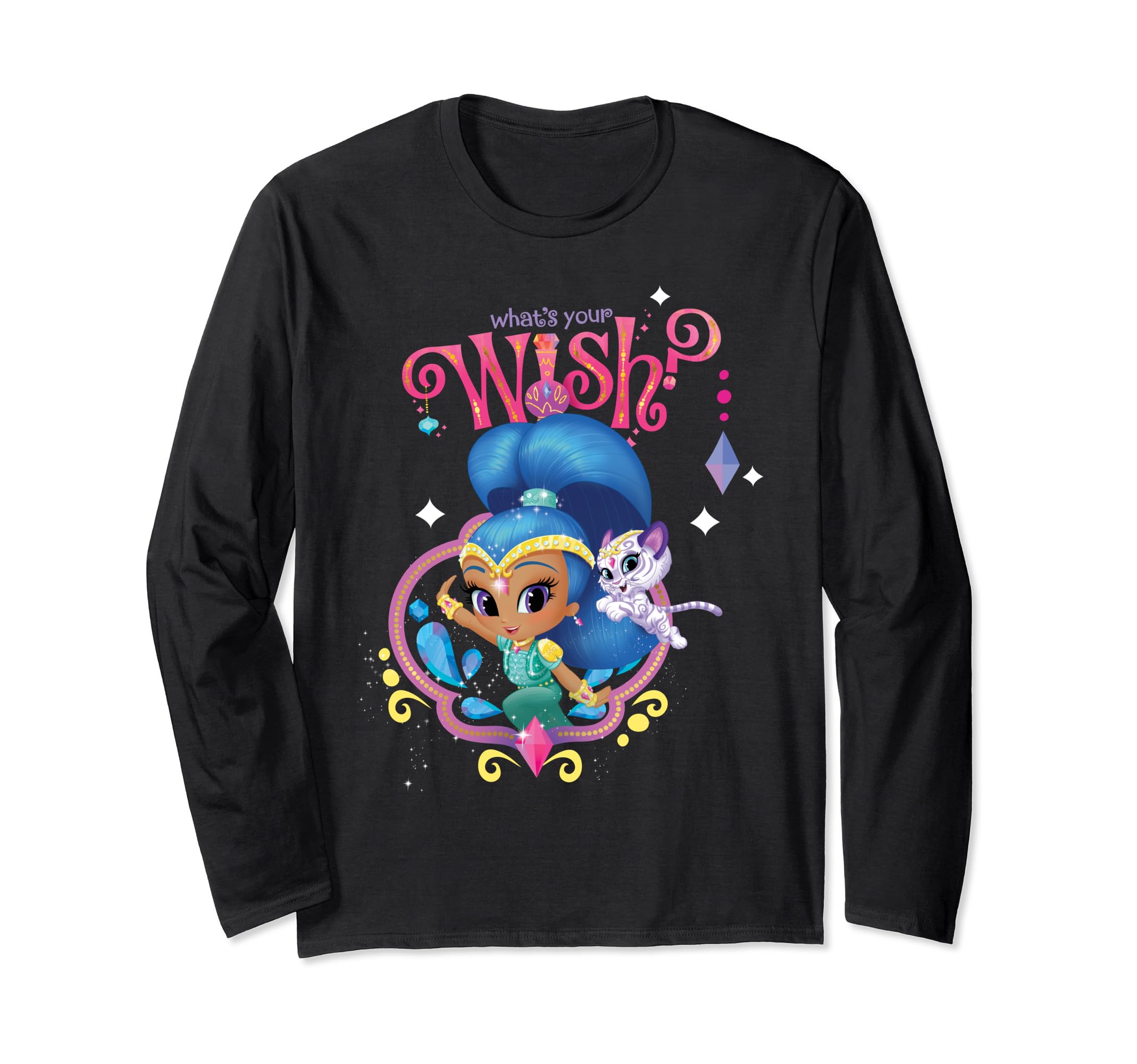 Shimmer & Shine What's Your Wish? Long Sleeve Tee Long Sleeve T-Shirt