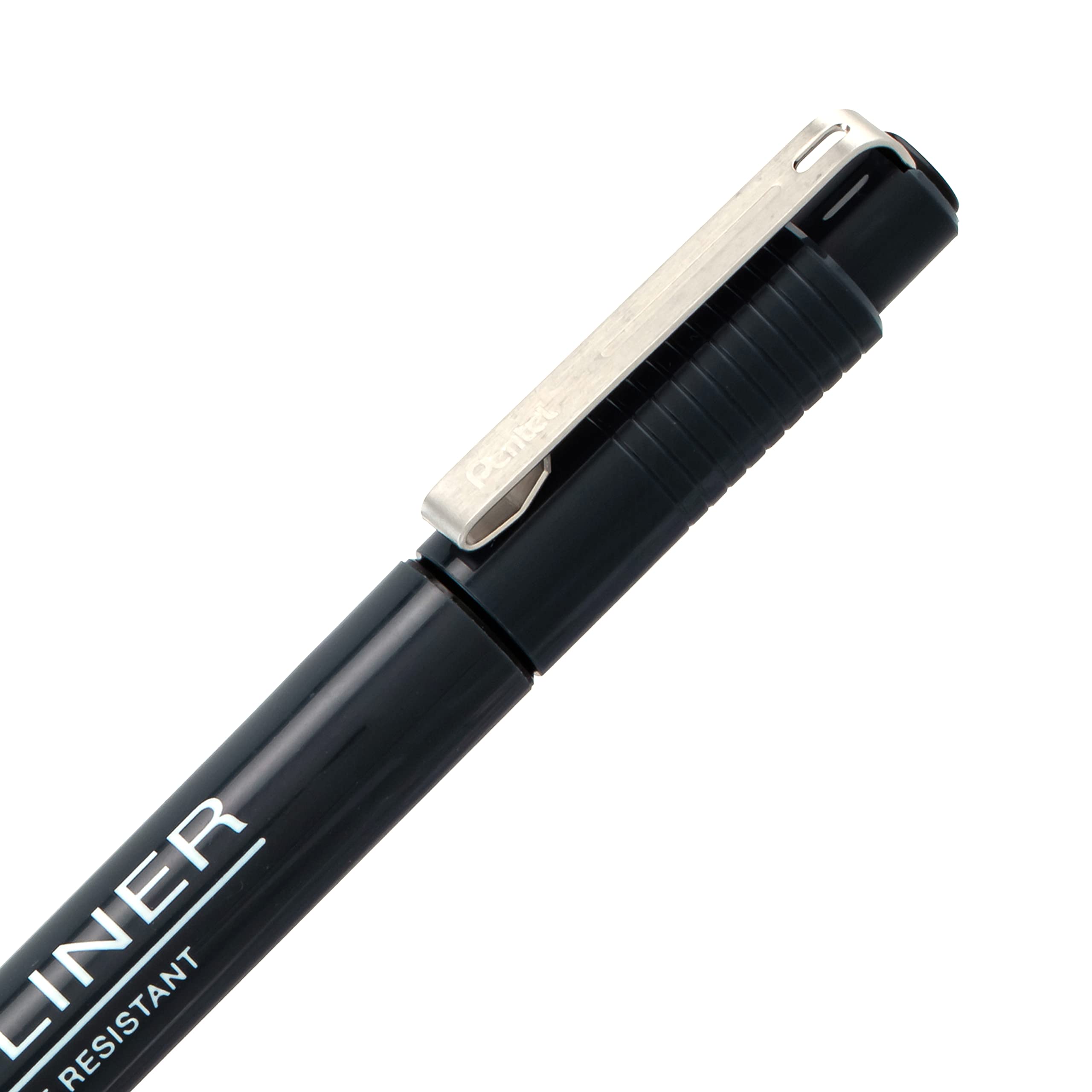 Pentel Arts Pointliner Pen, (0.5mm), Black Ink, Box of 12 (S20P-5A)