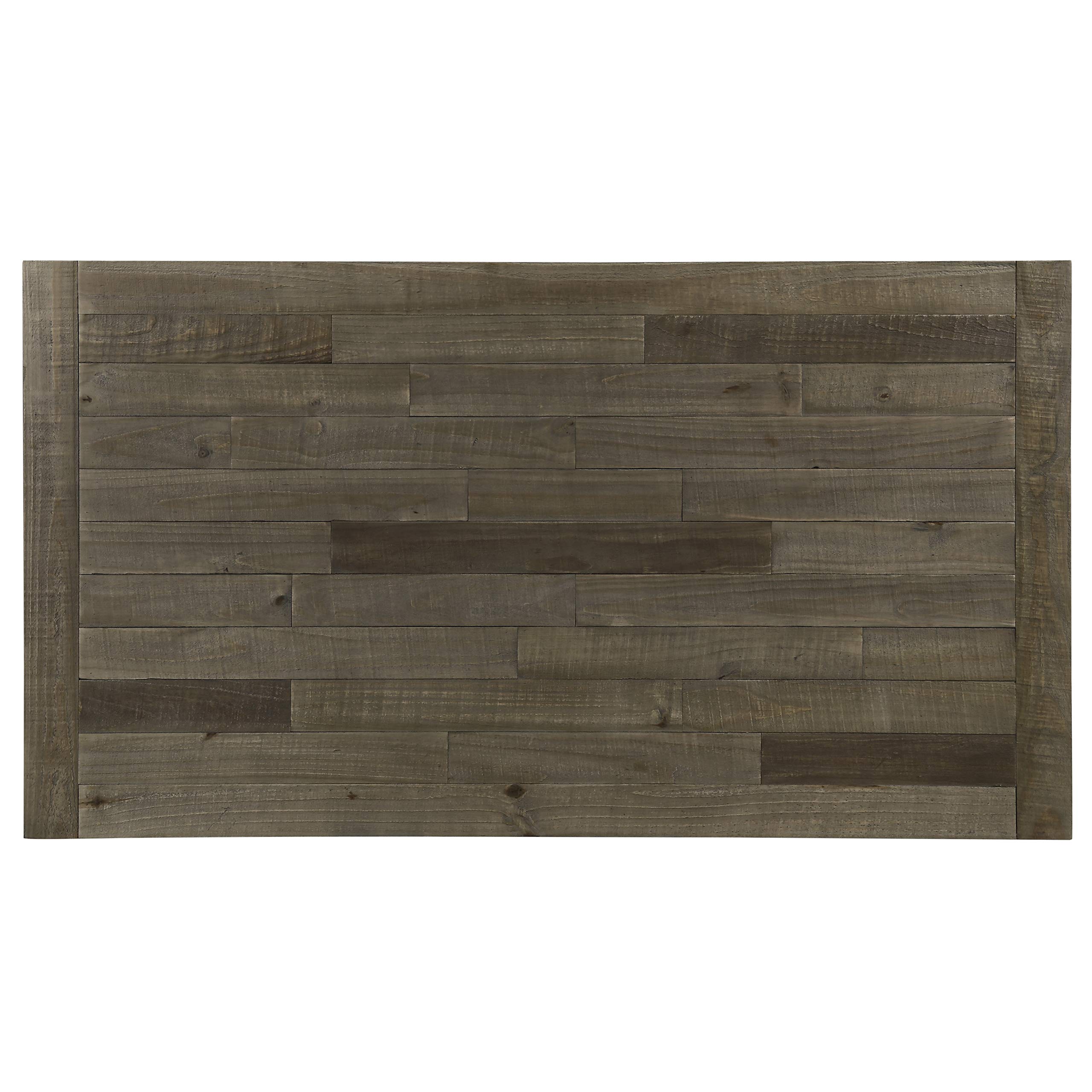 Roundhill Furniture Prato Two-Tone Finish Wood Dining Table, Blue and Brown