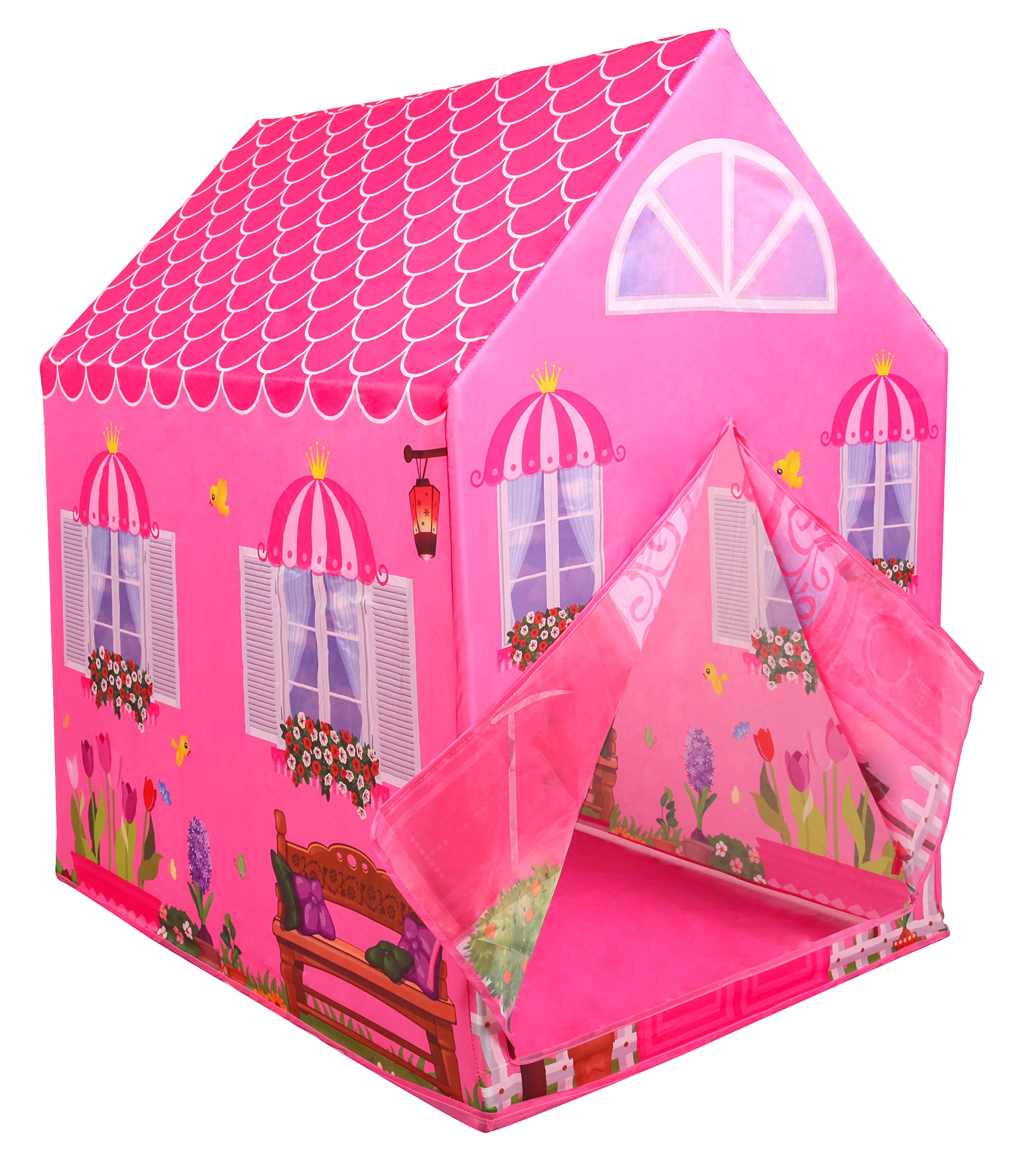 Kiddie Play Princess Playhouse Kids Play Tent for Boys & Girls Indoor Outdoor Toy