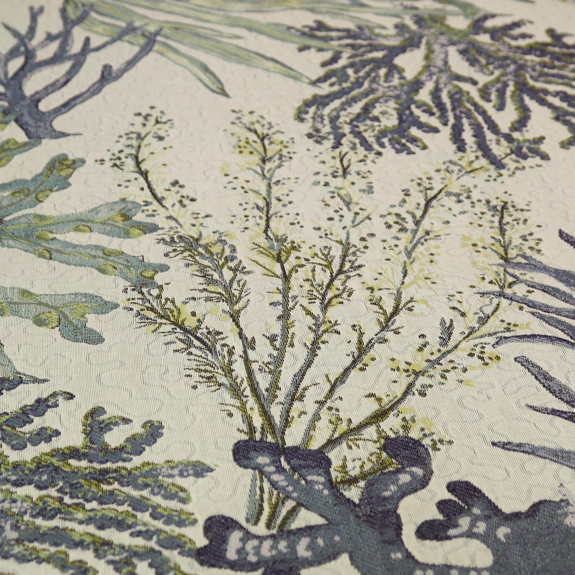 eLuxurySupply Fabric by The Yard - Upholstery Fabric, Rayon Cotton Blend for Furniture and DIY Projects - Sewing Material/Fabrics- Coral Reef Oceanside Pattern