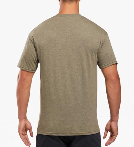 VIKTOS Men's Breathable Lightweight Soft Cotton/Polyester Casual Outdoor Shooter Tee Shirt, Spartan, Medium