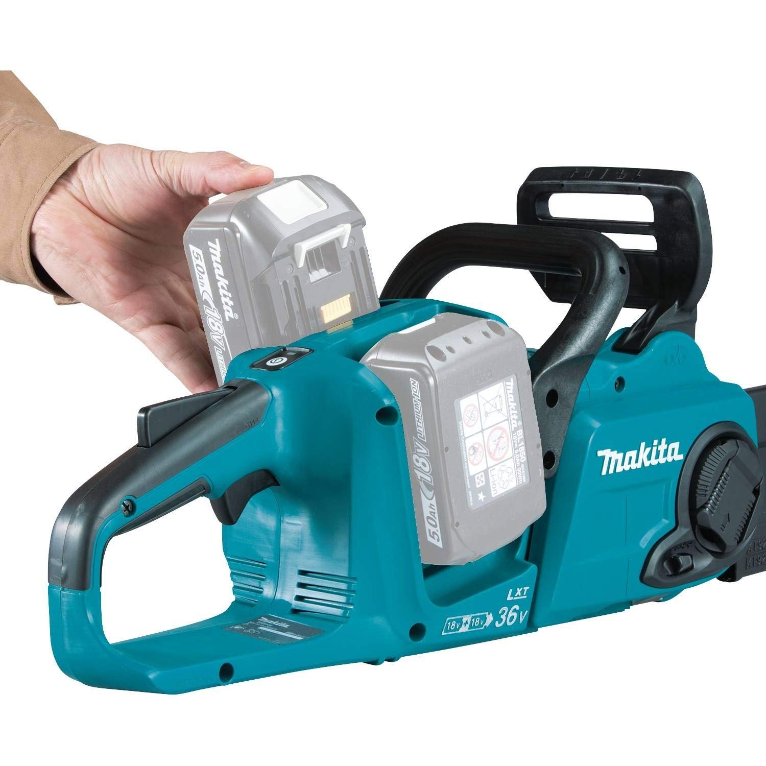 MAKITA XCU03Z 18V X2 (36V) LXT Lithium-Ion Brushless Cordless 14in Chain Saw, Tool Only (Renewed)