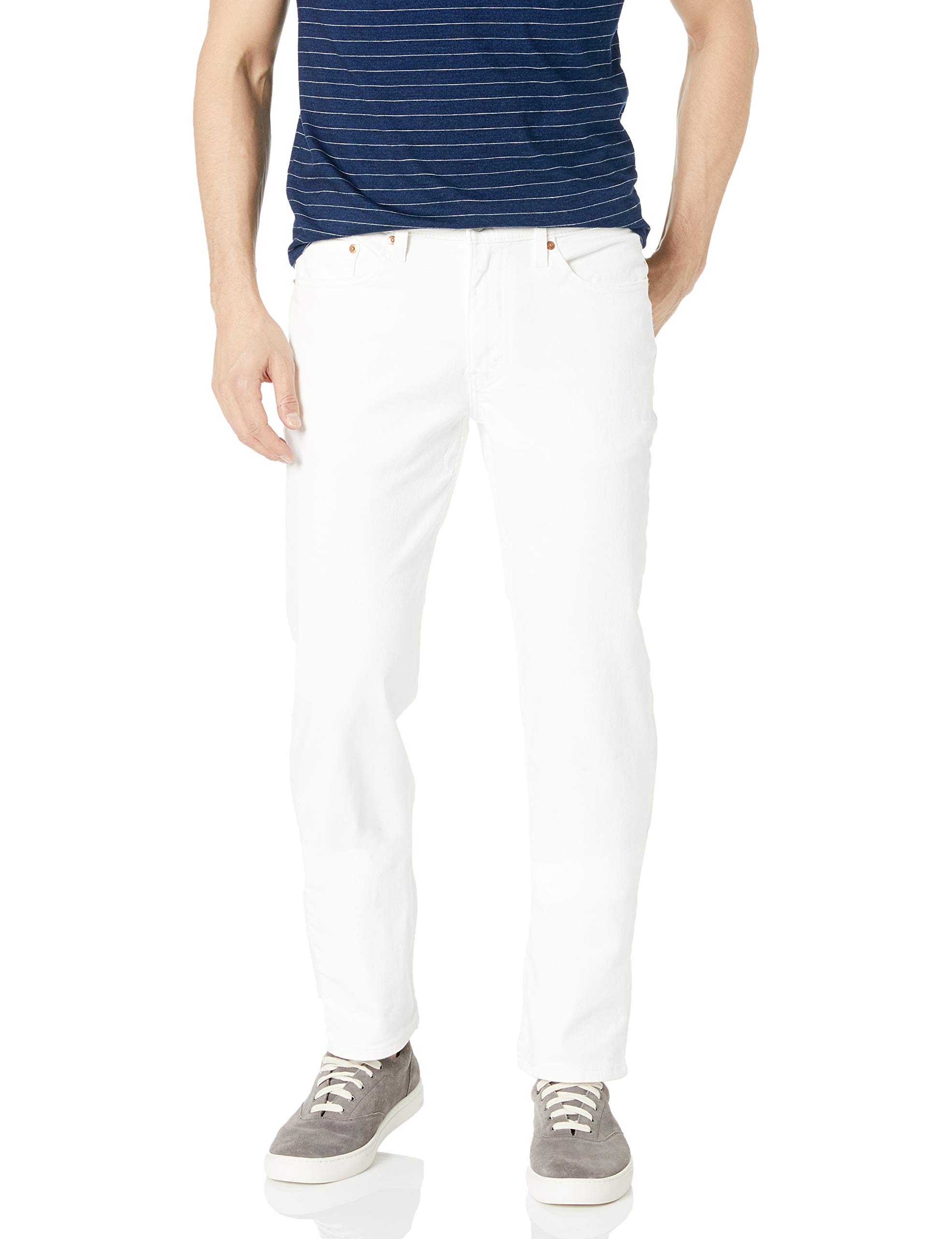 Levi's Men's 514 Straight Fit Cut Jeans (Also Available in Big & Tall), Castilleja White-Advanced Stretch, 34W x 32L