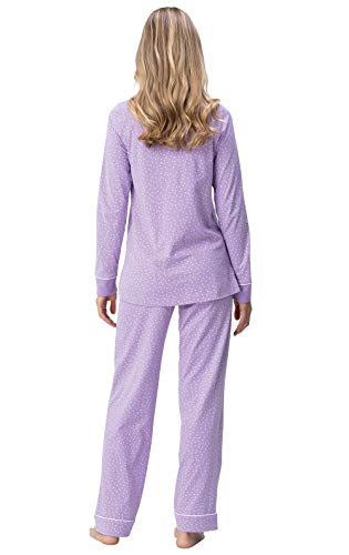 PajamaGram Petite Pajamas for Women - Womens Petite Pajamas Set, Lavender, XL 16