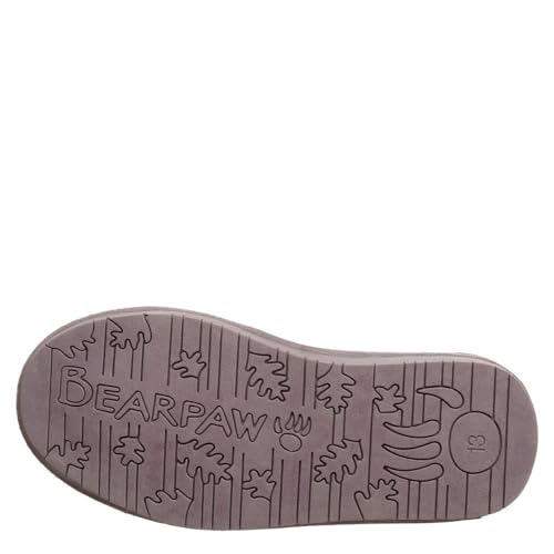 BEARPAW Betsey Youth Wisteria Size 4 | Youth's Boot Classic Suede | Kid's Slip On Boot | Comfortable Winter Boot