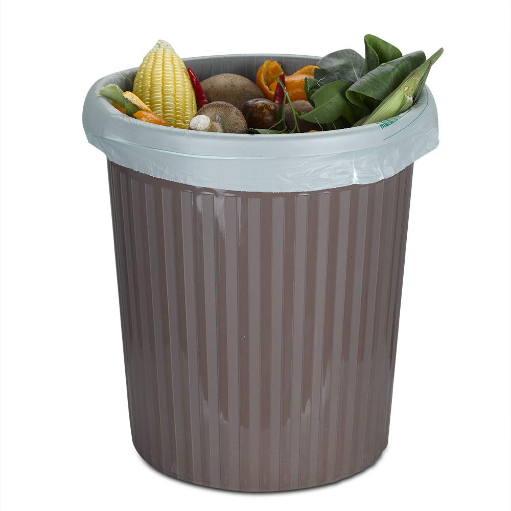 ProGreen Compostable Bags 2.6 Gallon, 300 Count, Extra Thick 0.71 Mil, Small Compost Kitchen Trash Bags, Food Scraps Yard Waste Bags, Compost ASTM D6400 BPI and TÜV AUSTRIA Certified
