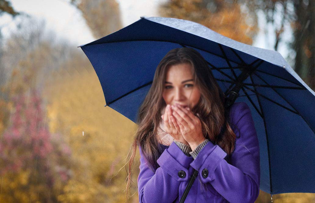 TOPULORS 43 In Long Stick Umbrella for Men and Women, Automatic Open, Double Strong Umbrella Bone for Outdoor Use, Rain & Wind Resistant Umbrellas-Purplish Blue