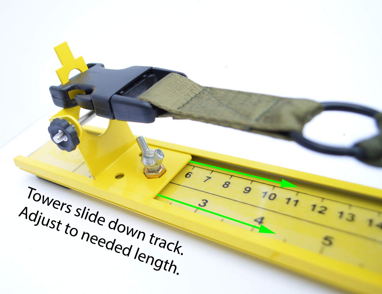 Acid Tactical® 15" Adjustable Paracord Jig - Lightweight Aluminum - for Bracelets, Keychains, & More - Accommodates Any Clasp or Hook